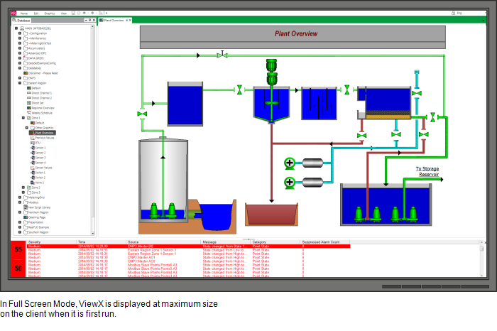 Client Administration Guide - Define whether the Client Displays ViewX in Full Screen Mode by ...